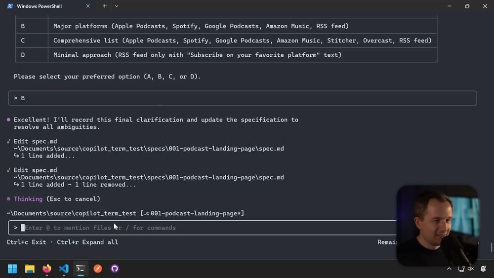 Github Spec Kit 遇到 GitHub Copilot CLI