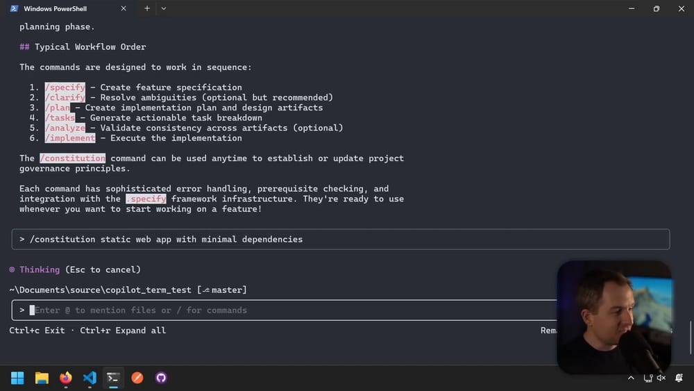 Github Spec Kit 遇到 GitHub Copilot CLI