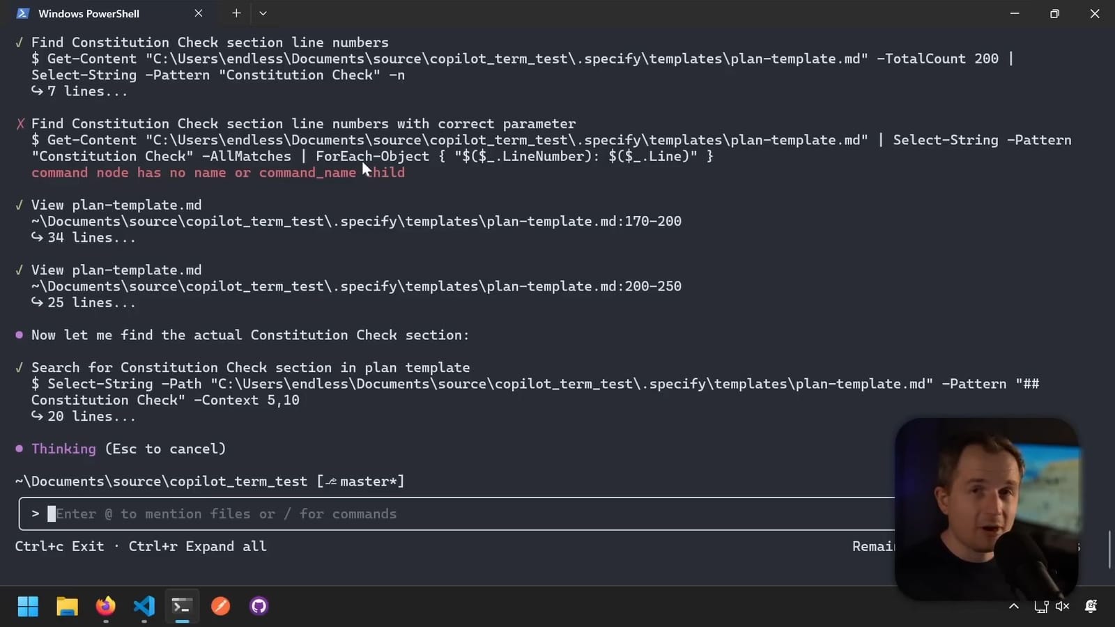 Github Spec Kit 遇到 GitHub Copilot CLI