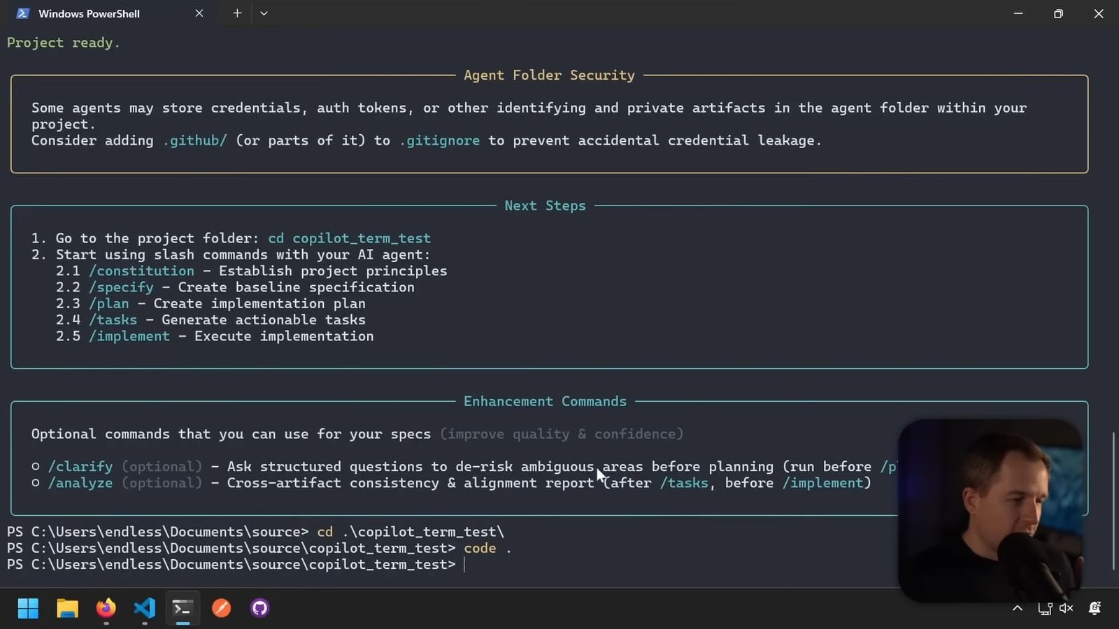 Github Spec Kit 遇到 GitHub Copilot CLI
