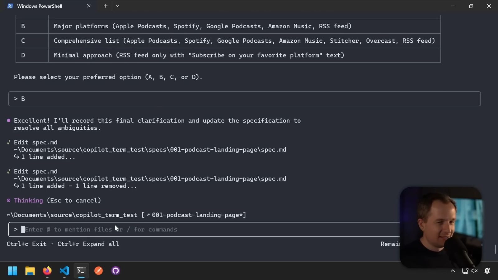 Github Spec Kit 遇到 GitHub Copilot CLI