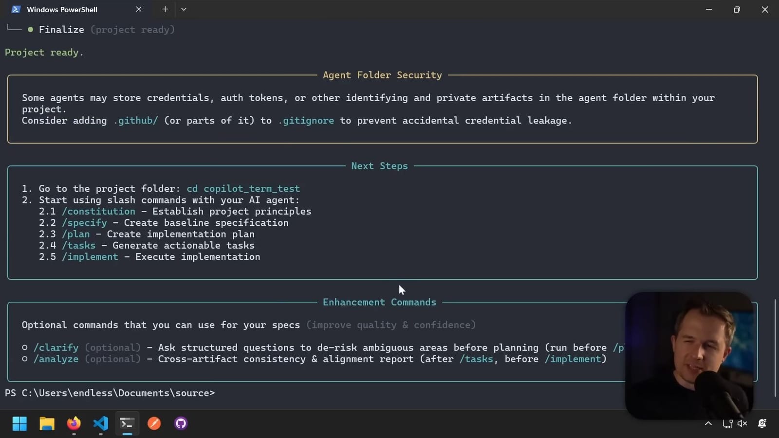 Github Spec Kit 遇到 GitHub Copilot CLI