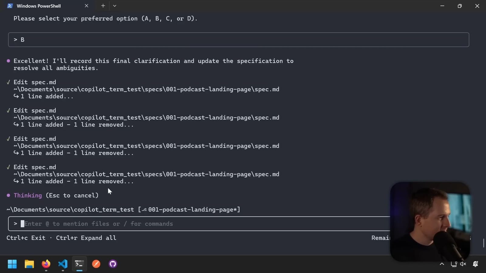Github Spec Kit 遇到 GitHub Copilot CLI