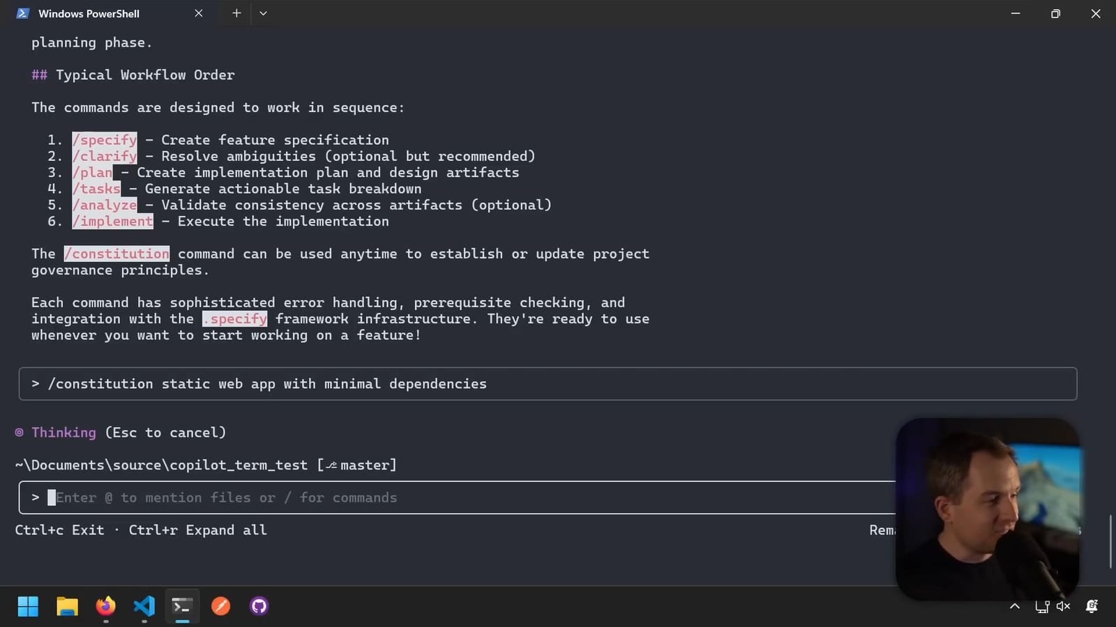 Github Spec Kit 遇到 GitHub Copilot CLI