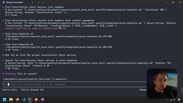 Github Spec Kit 遇到 GitHub Copilot CLI