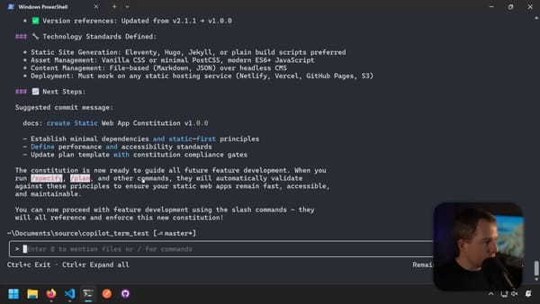 Github Spec Kit 遇到 GitHub Copilot CLI
